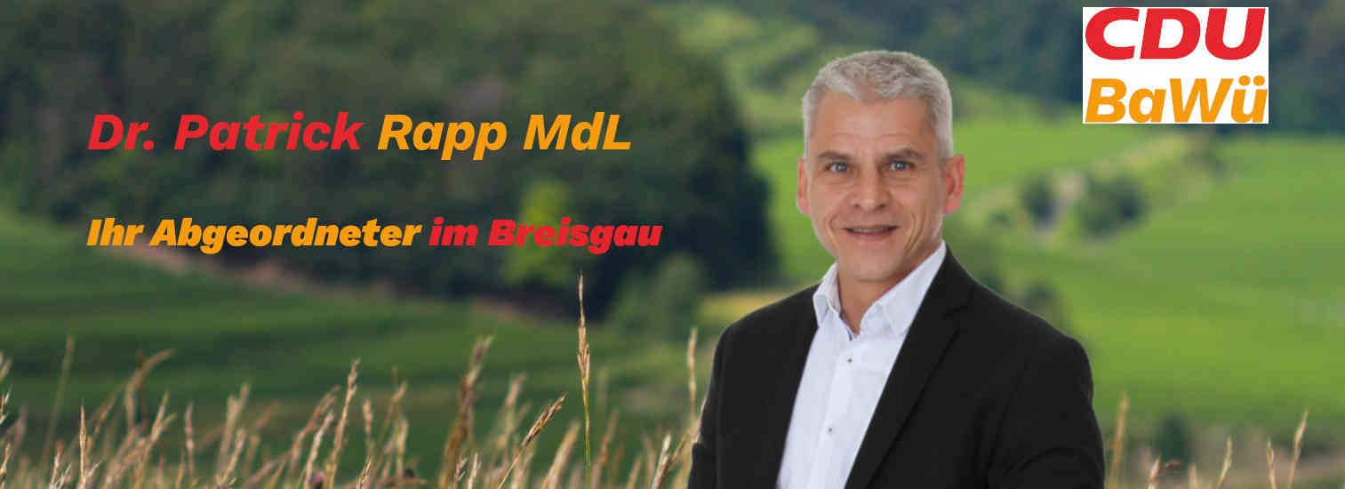 Neuigkeiten - Dr. Patrick Rapp MdL